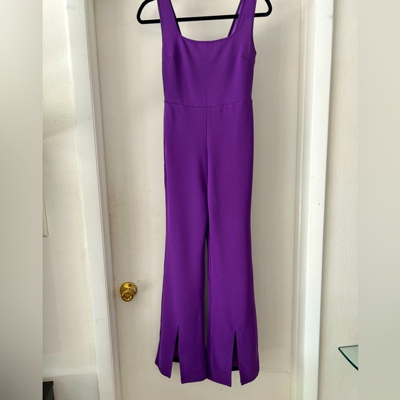 SHEIN | Pants & Jumpsuits | Nwt Groovy Purple Jumpsuit | Poshmark